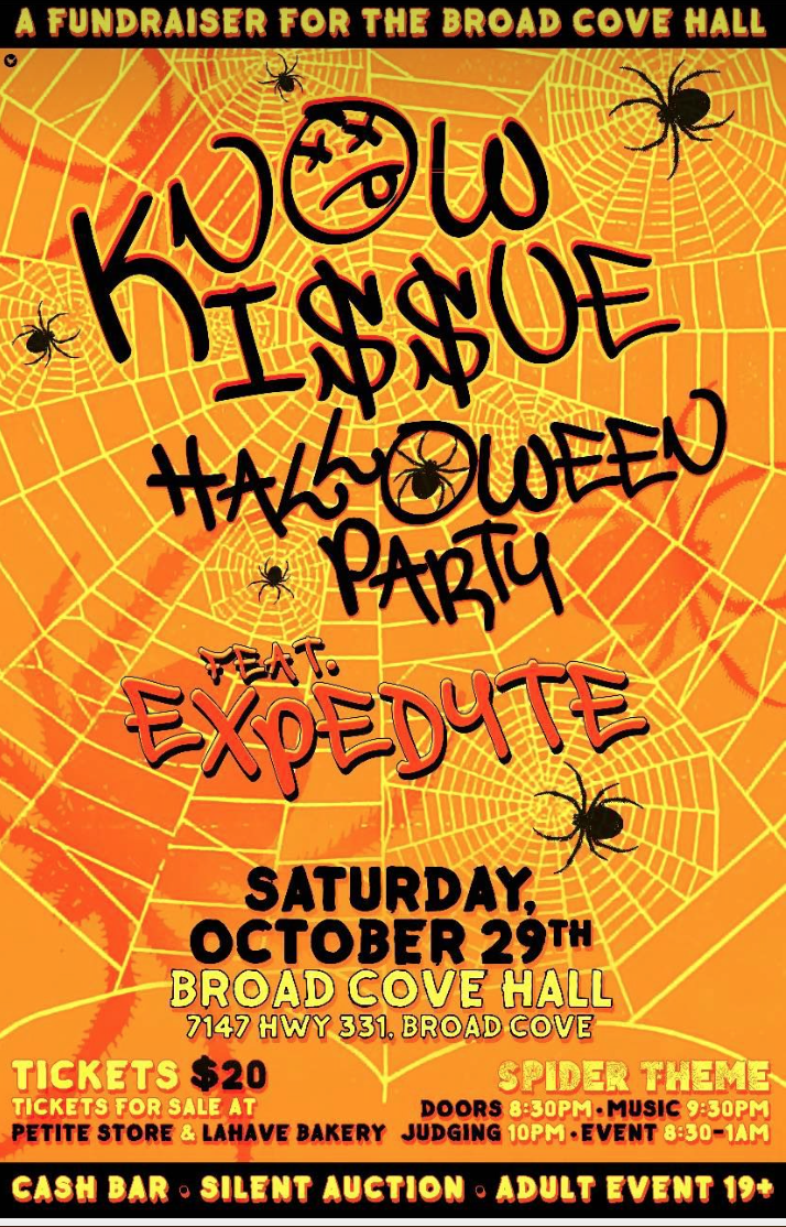 Know Issue Halloween Fundraiser – Broad Cove Hall